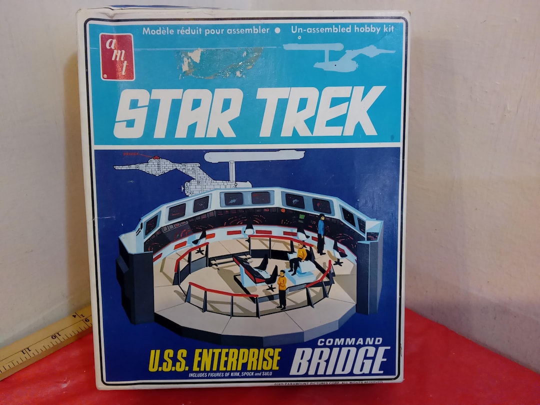 Vintage Model Kit, Star Trek U.S.S. Enterprise Command Bridge by AMT ...