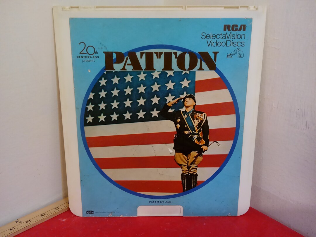 Vintage Video Disc Movie, Patton by RCA Select Vision Video Discs, 1980 ...