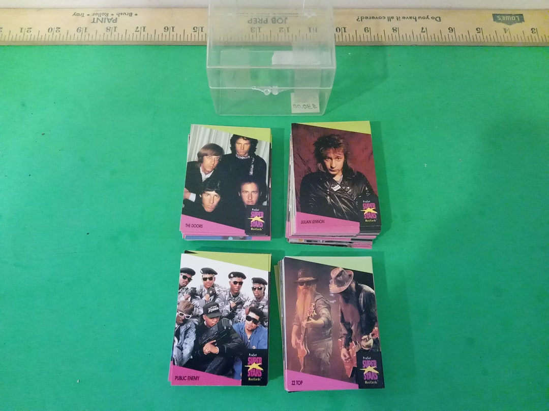 Vintage Super Stars Music Trading Cards by Pro Set, Complete Set (150 ...