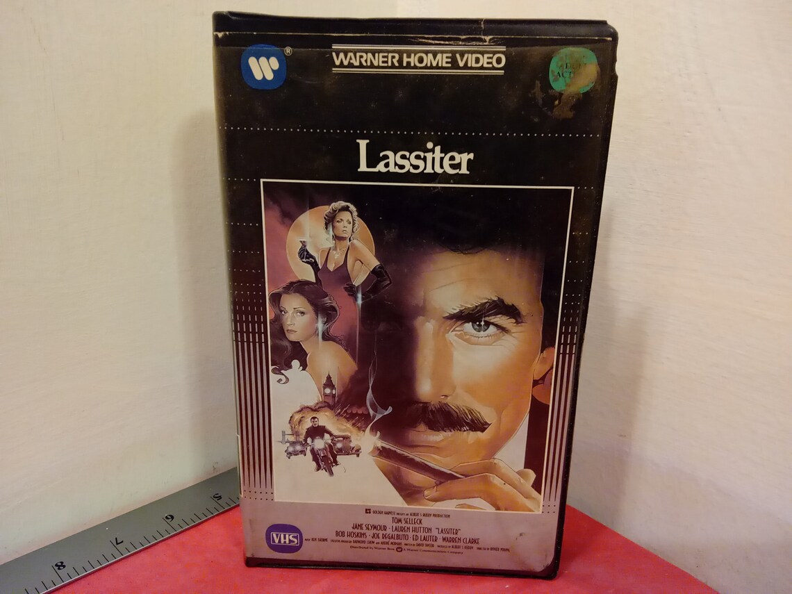 Vintage VHS Movie Tape Lassiter Tom Selleck 1984 - Etsy
