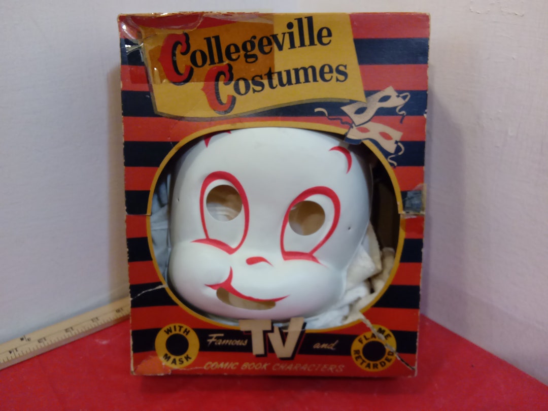 Vintage Halloween Costume, Casper the Friendly Ghost by Collegeville ...