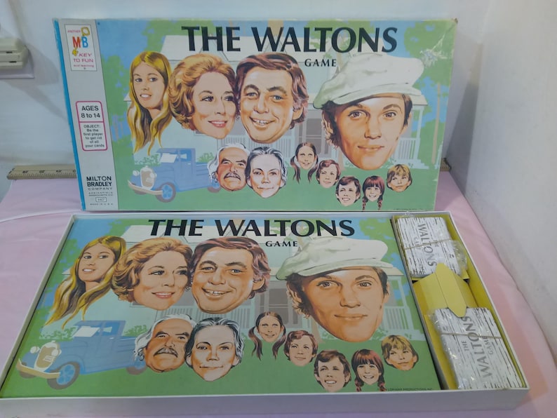 Vintage Board Game, the Waltons Board Game by Milton Bradley, 1974# - Etsy