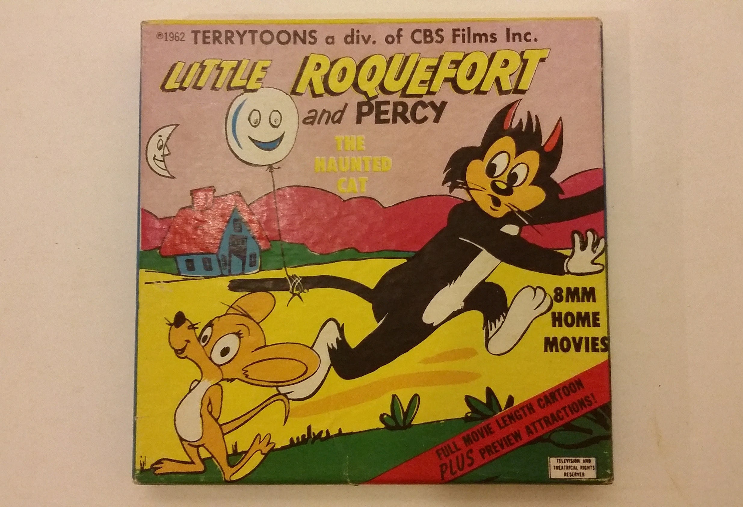 Vintage Little Roquefoot and Percy (The Haunted Cat), 8mm Terrytoons ...