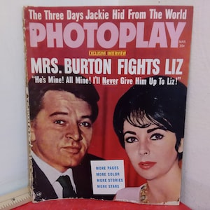 Vintage Photoplay Magazines, Various Issues From Late 50's Thru the 70 ...