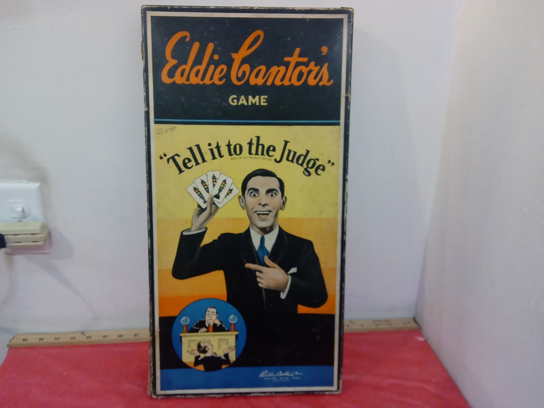 Vintage Board Game, Eddie Cantor's Game "tell It to the Judge" by ...