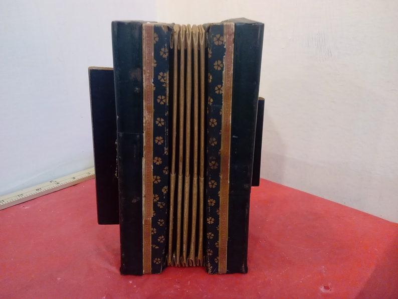 Vintage Squeeze Box Accordion Rectangle Shape With Hand - Etsy