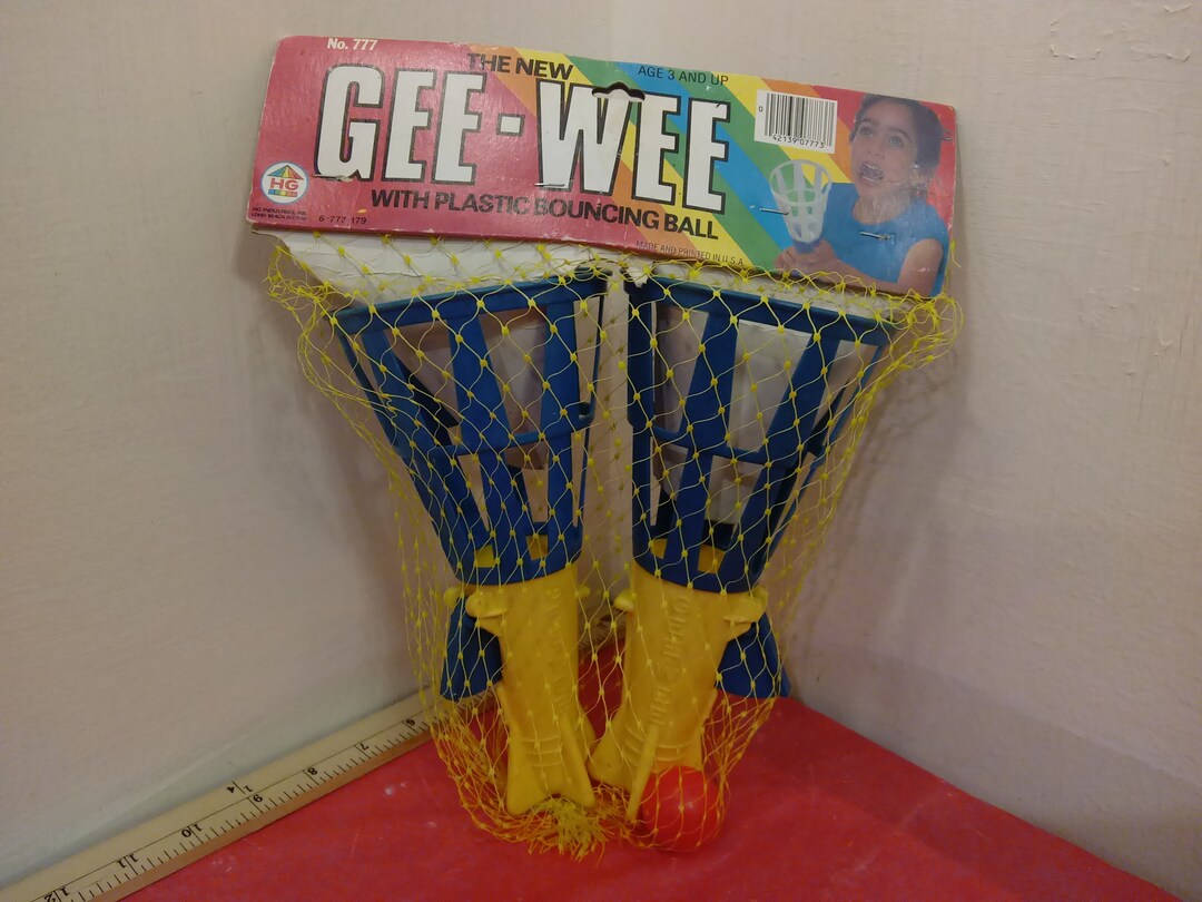 Vintage the New Gee-wee Game With Plastic Bouncing Ball, 1980's - Etsy