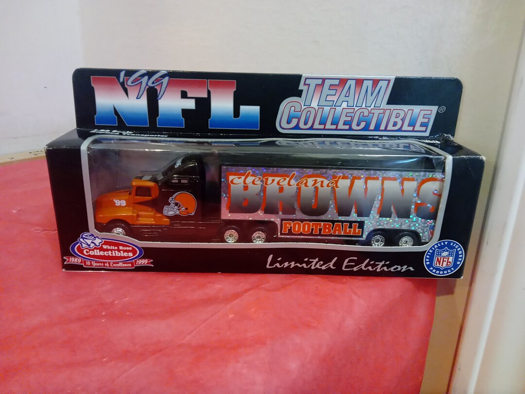 Vintage Toy Vehicles, Die Cast Semi Truck With NFL Teams, Cleveland ...