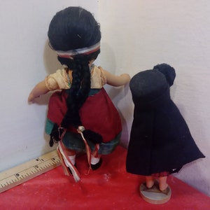 Vintage Dolls, Dolls With Mexico and Portugal on Dress and Base - Etsy