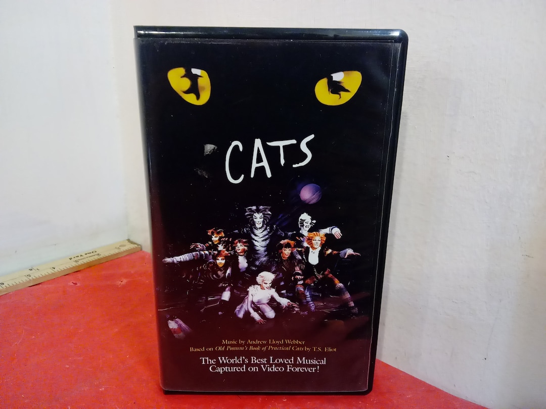 Vintage VHS Movie Tape, Cats Musical, 1998# - Etsy