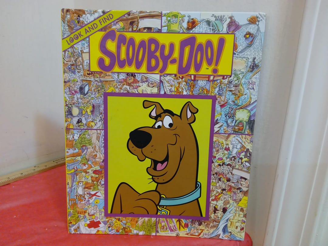 Vintage Children's Book, Scooby-doo Look and Find Activity Book ...