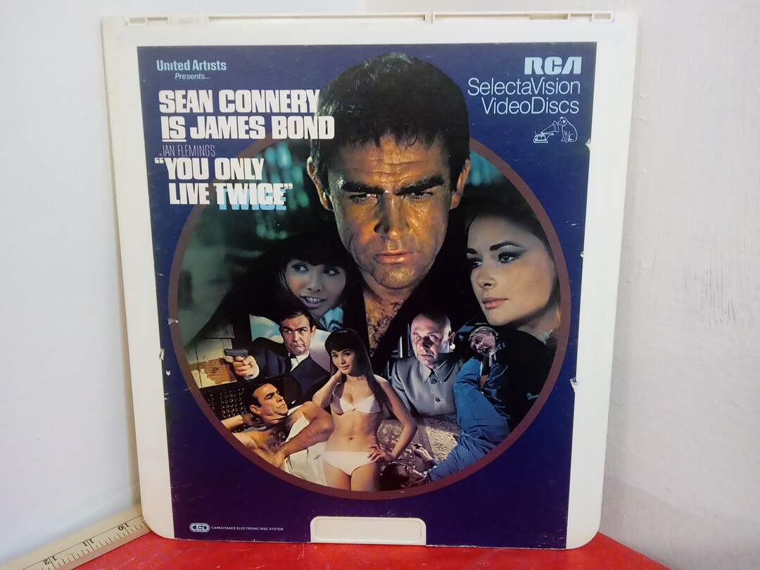 Vintage Video Disc Movie, James Bond "you Only Live Twice" by RCA ...