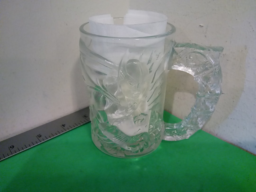 Vintage Collector Glass Batman Forever Clear Glass Batman - Etsy