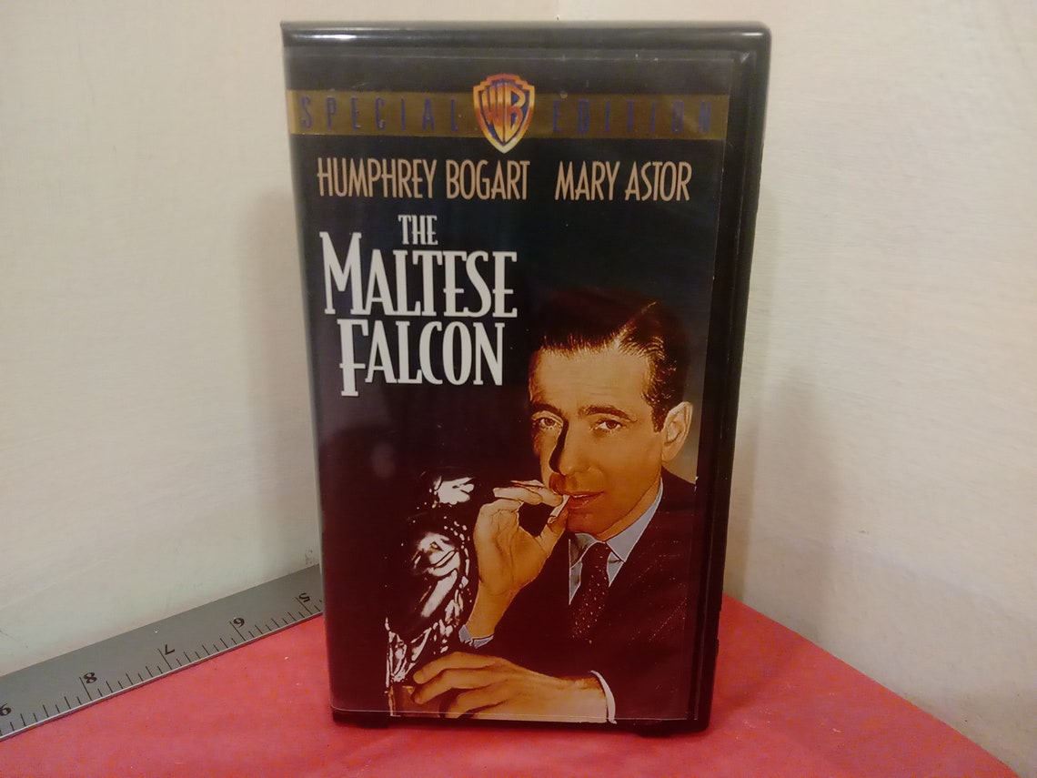 Vintage VHS Movie Tape, the Maltese Falcon, Humphrey Bogart, 2000~ - Etsy