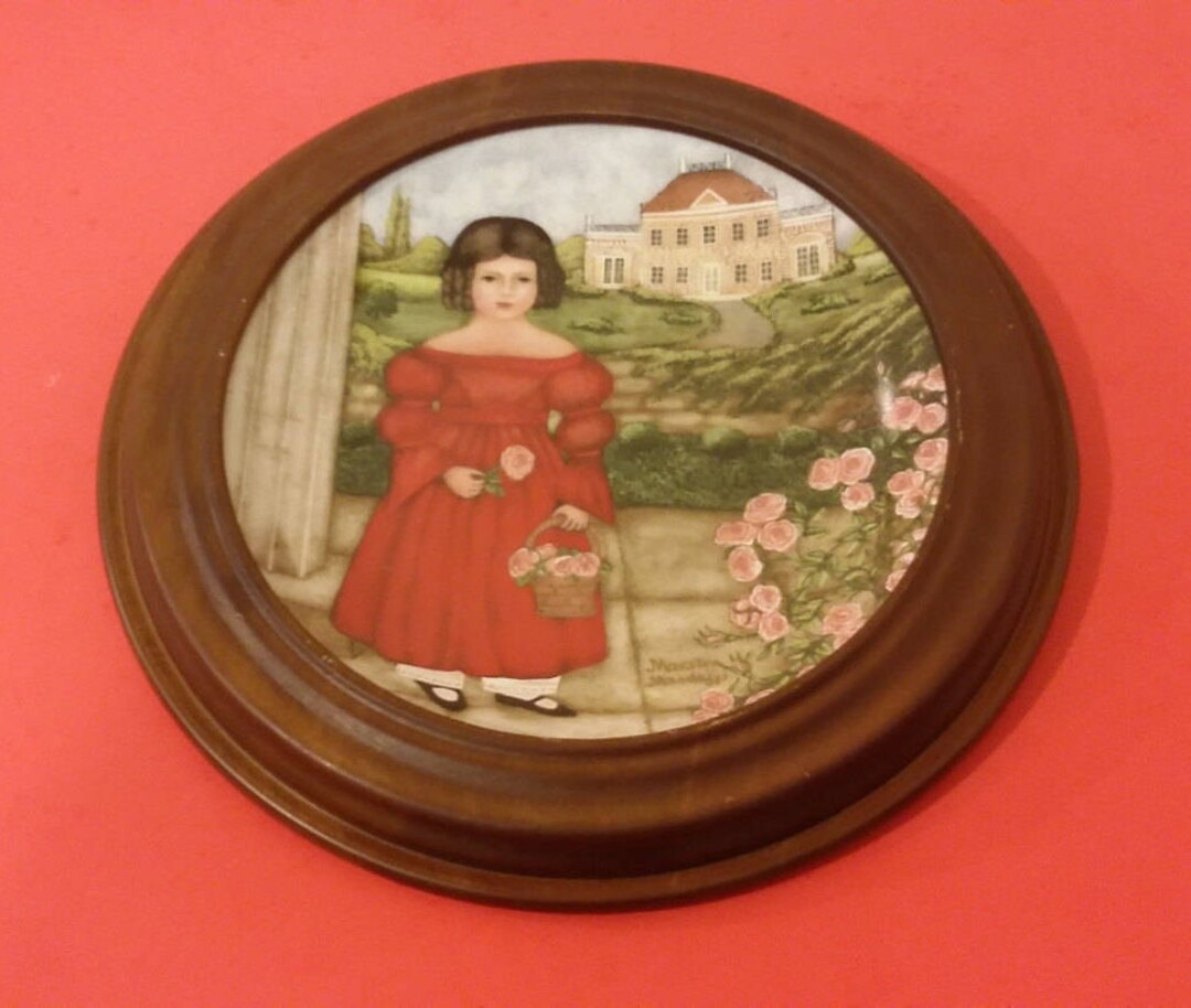 Vintage Collector Plate, Edwin M Knowles Decorative Plate, Abigail in ...
