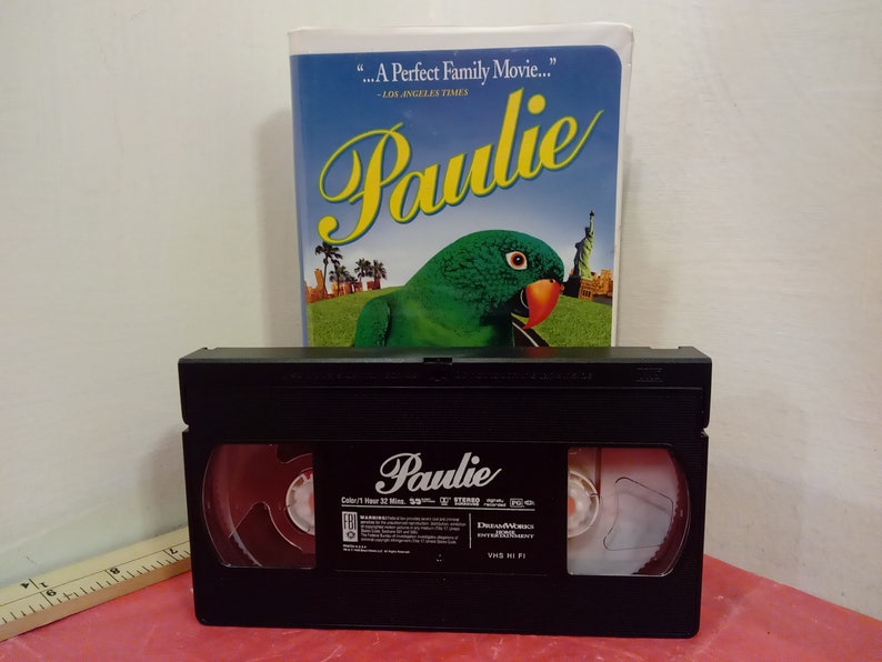 Vintage VHS Movie Tape Paulie Dreamworks Pictures 1998 | Etsy