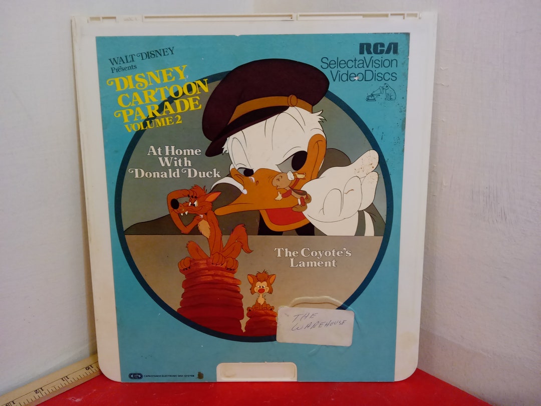 Vintage Video Disc Movie, Walt Disney "disney Cartoon Parade Volume 2 ...