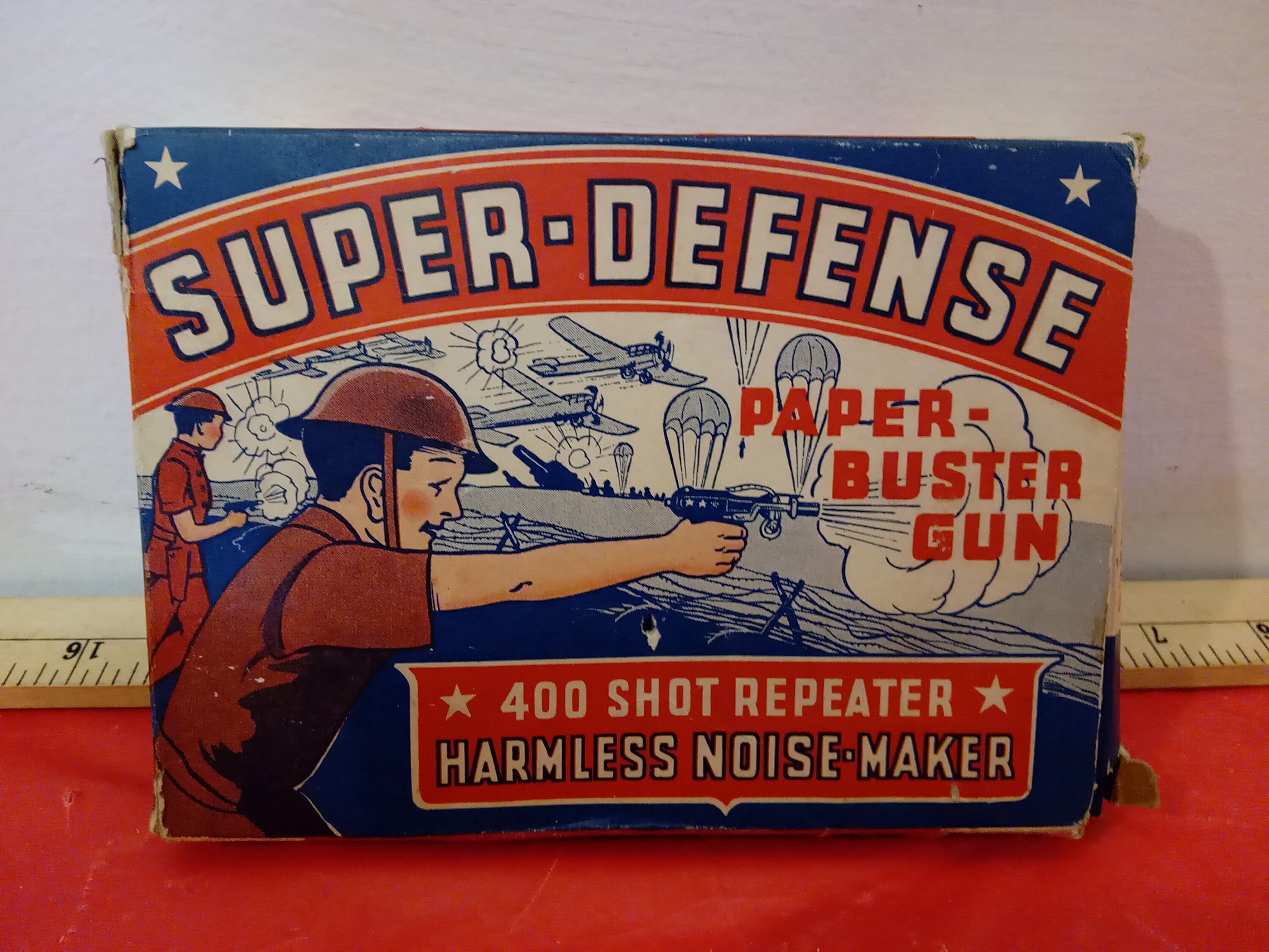 Vintage Toy Paper Buster Gun Super-defense Harmless Noise - Etsy