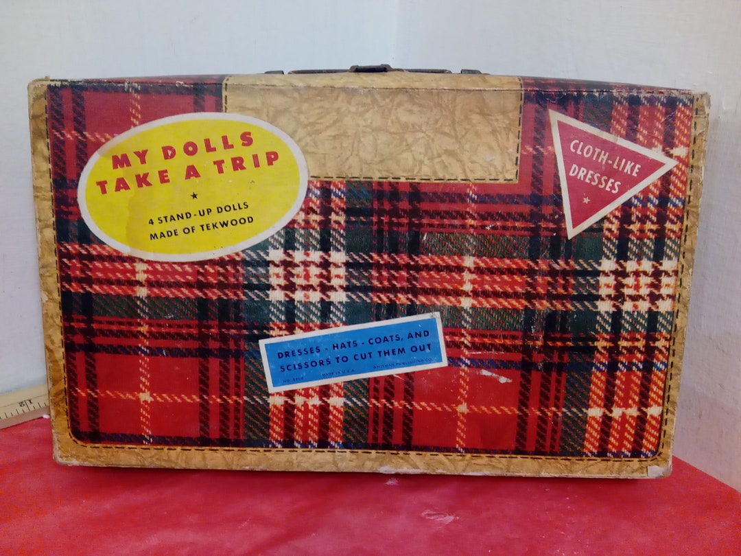 Vintage Doll Carrying Case, My Dolls Take a Trip Case, Empty Case for ...