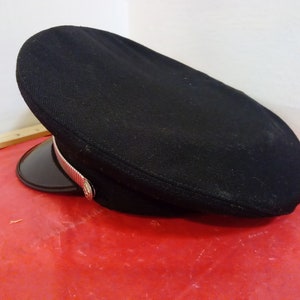 Vintage Military Hat, Bancroft Military Caps bancroft's Zephyr Black ...