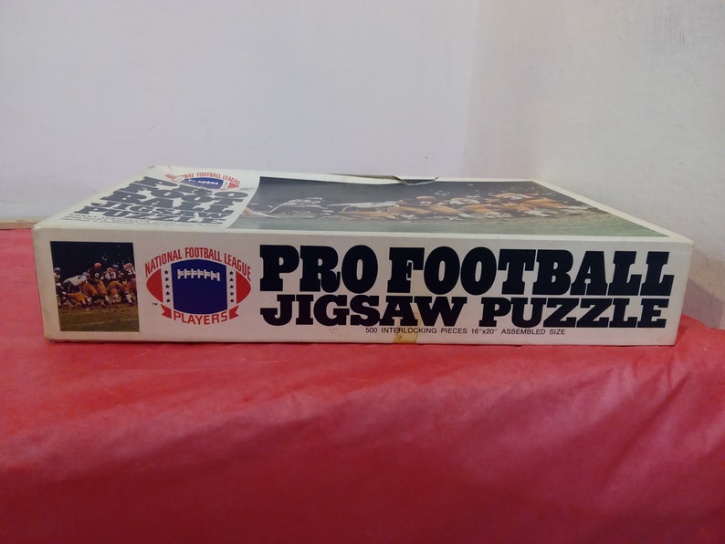 Vintage Jigsaw Puzzle, Pro Football Jigsaw Puzzle, Sonny Jurgensen 500 ...
