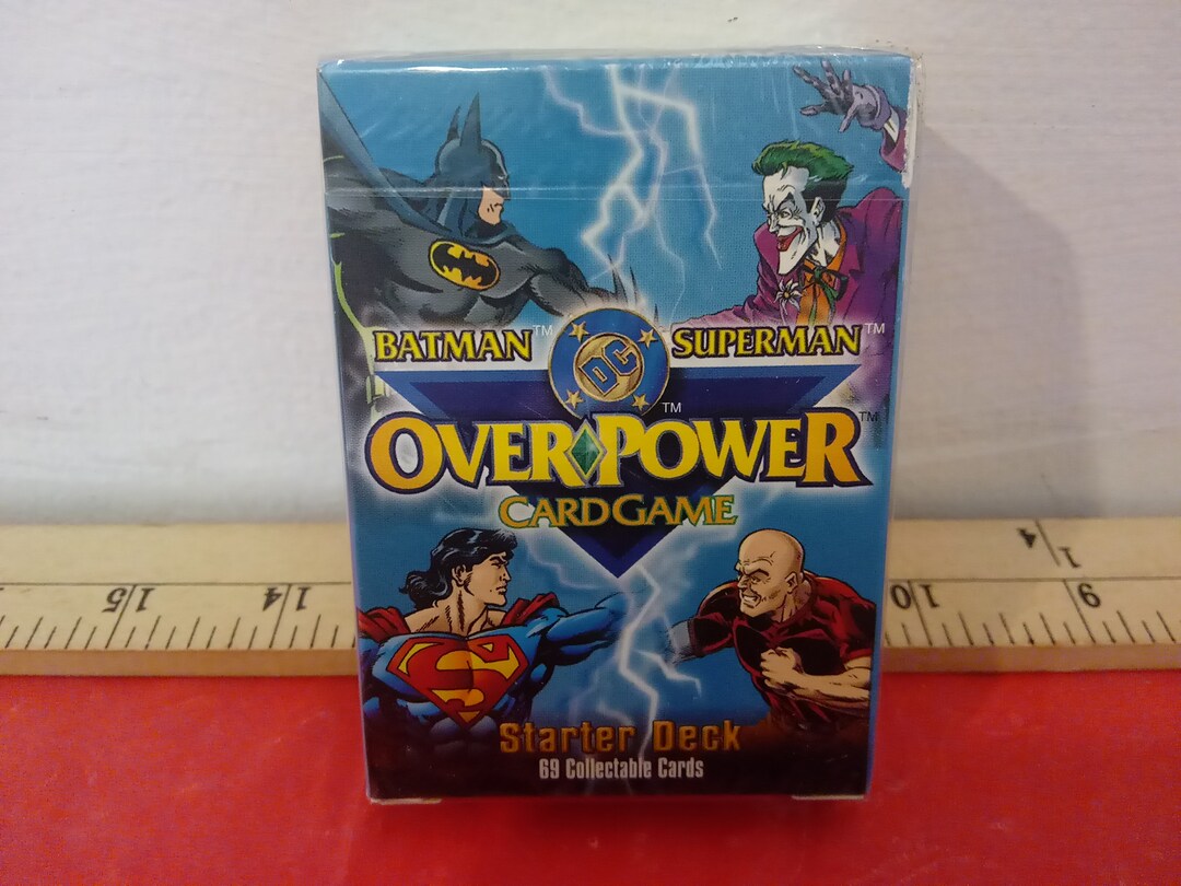 Vintage Card Game, Overpower Card Game Starter Deck by Fleer/skybox ...