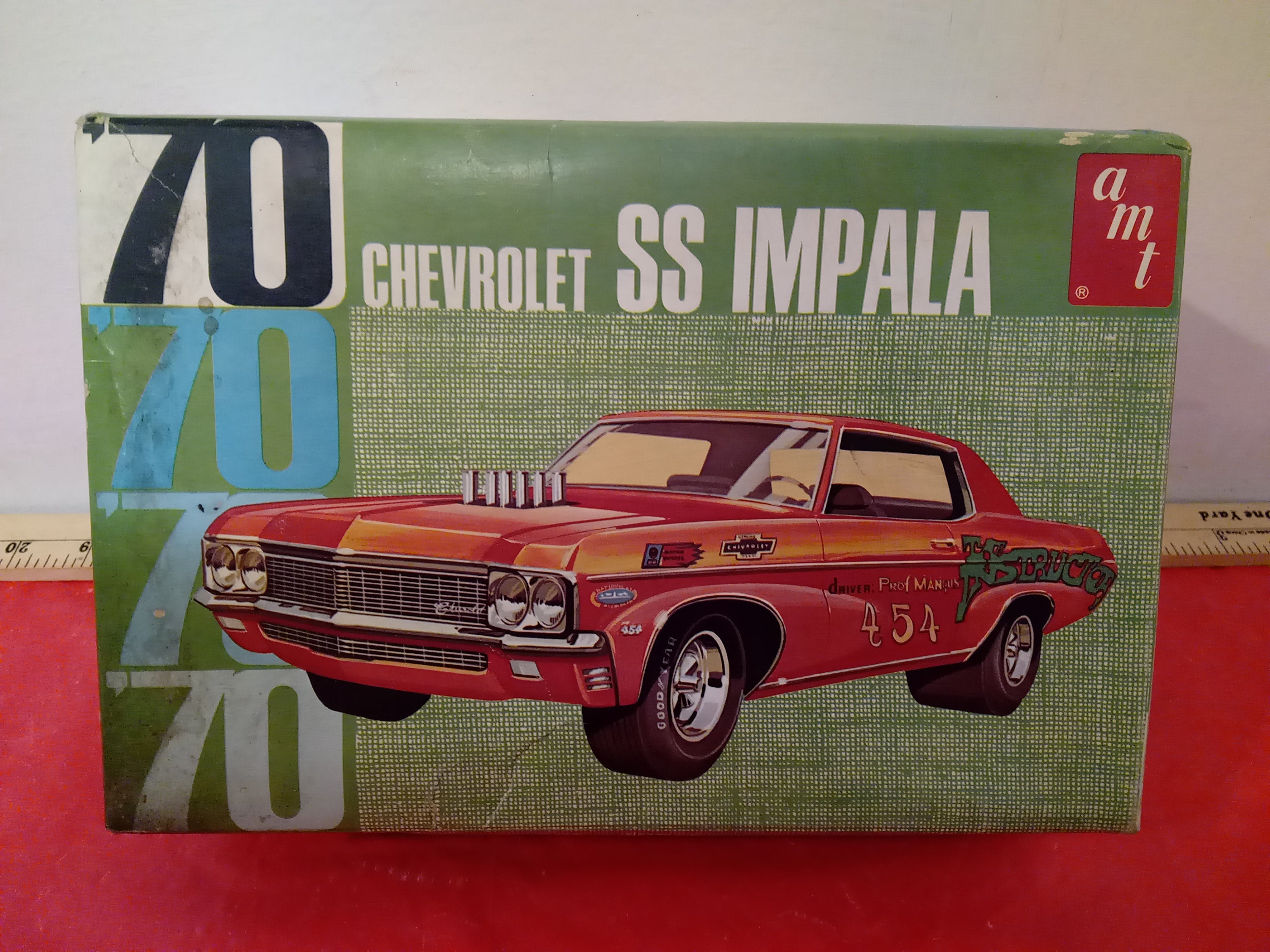 Vintage Model Kit, AMT Model Kit Chevrolet SS Impala 1970, 1970's