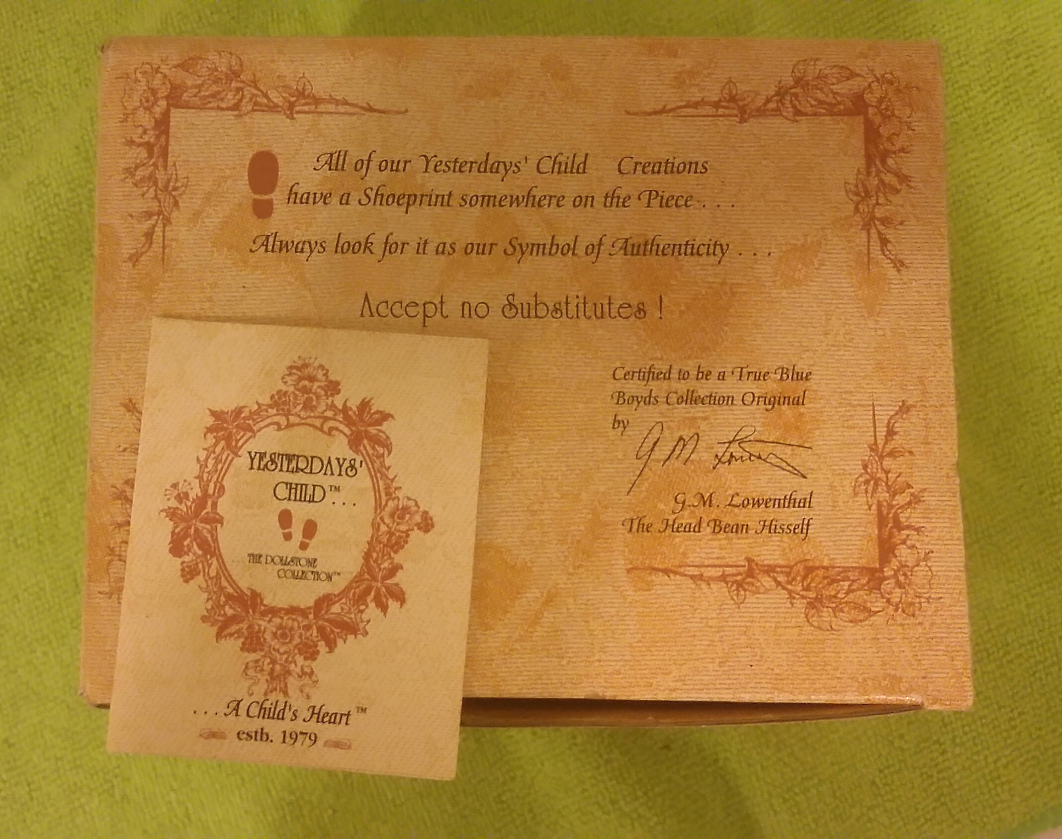 Boyds Bears the Dollstone Collection, Yesterdays' Child Jamie and ...