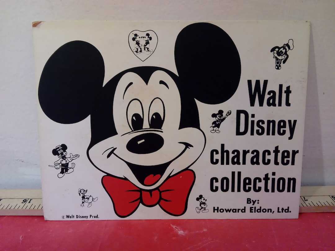 Vintage Walt Disney Character Collection "mickey Mouse", MFG by Howard ...