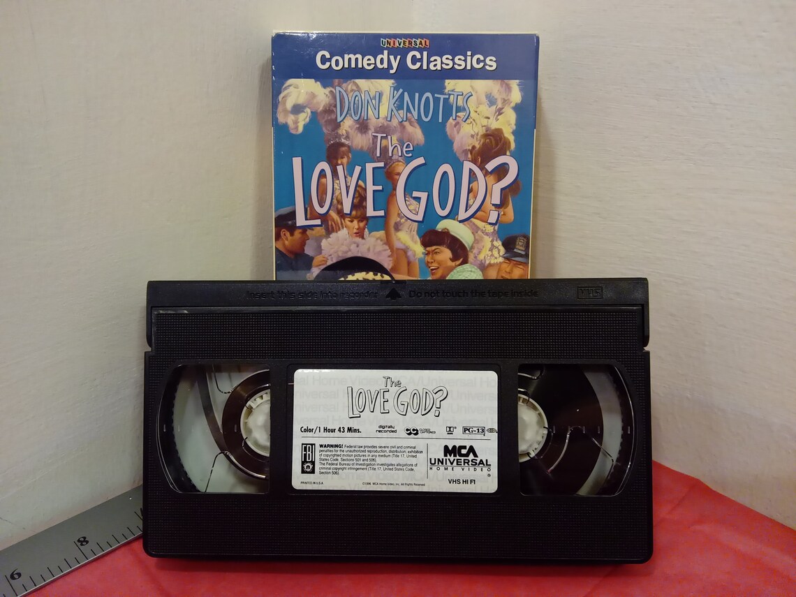Vintage VHS Movie Tape the Love God With Don Knotts | Etsy