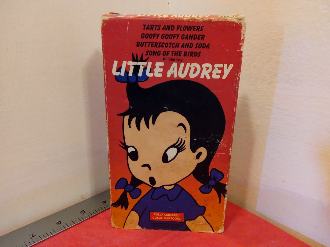 Vintage VHS Movie Tape, Little Audrey, Colored Cartoon, 1987~ - Etsy