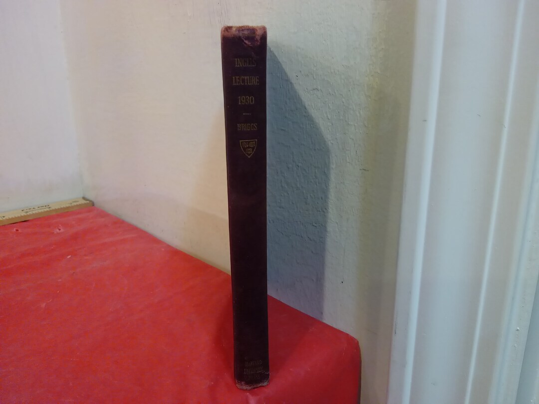 Vintage Hardcover Book, Inglis Lectures "the Great Investment Secondary ...