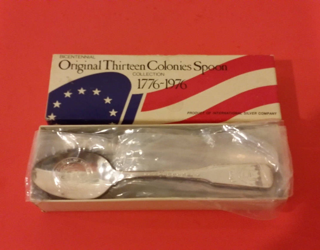 Bicentennial Original 13 Colonies Souvenir Spoons