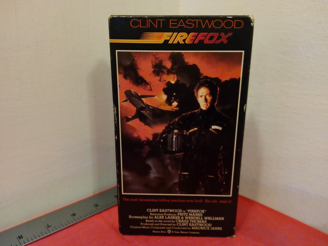 Vintage VHS Movie Tape, Firefox, Clint Eastwood, 1991~ - Etsy