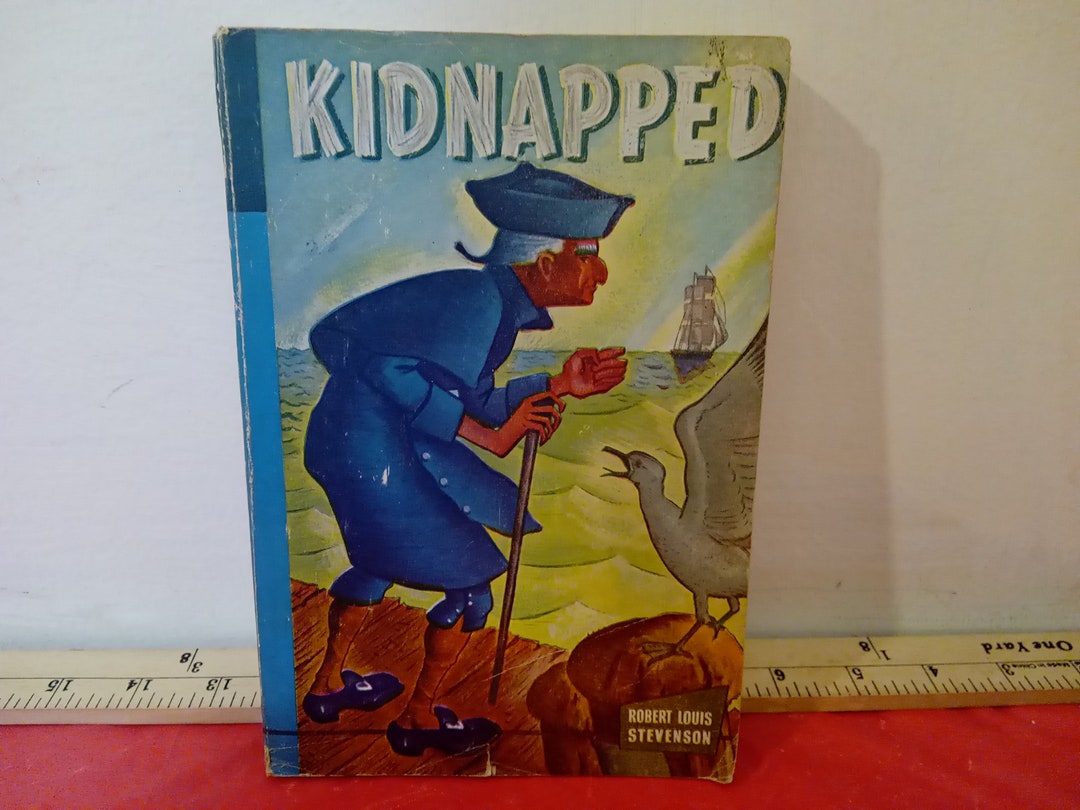 Vintage Soft Cover Book Kidnapped by Robert Louis Stevenson - Etsy