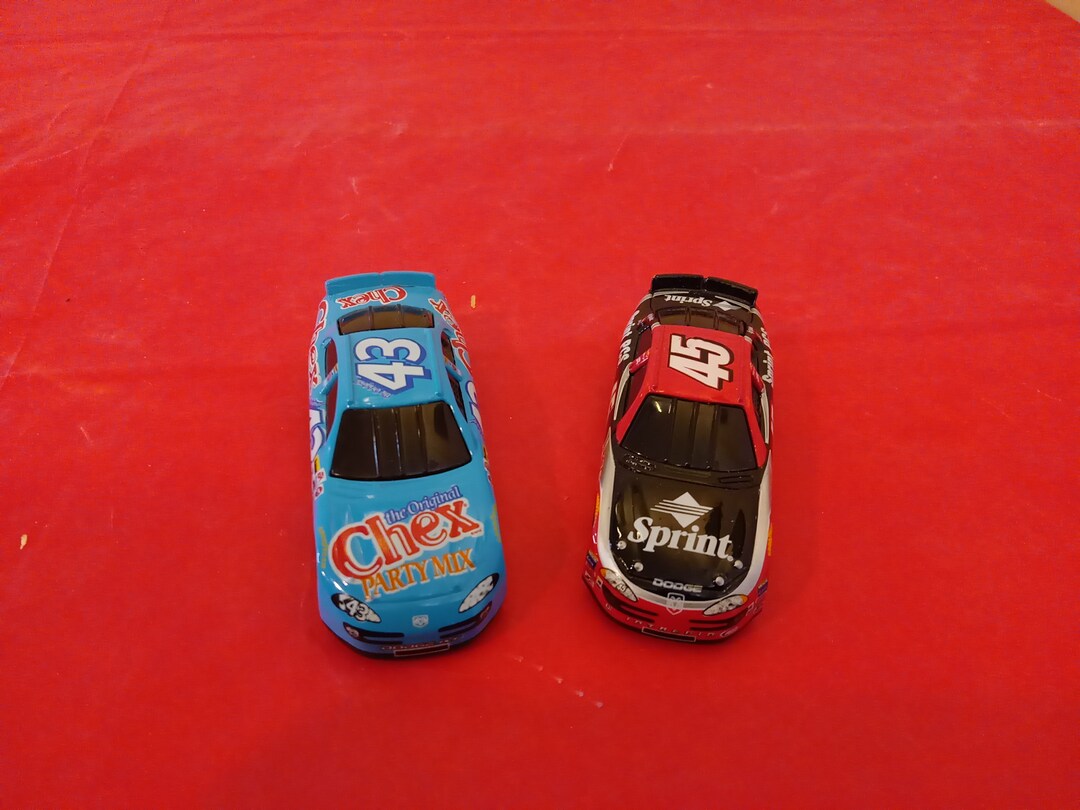 Vintage Die Cast Vehicles, Richard Petty Chex #43 and Kyle Petty Sprint ...