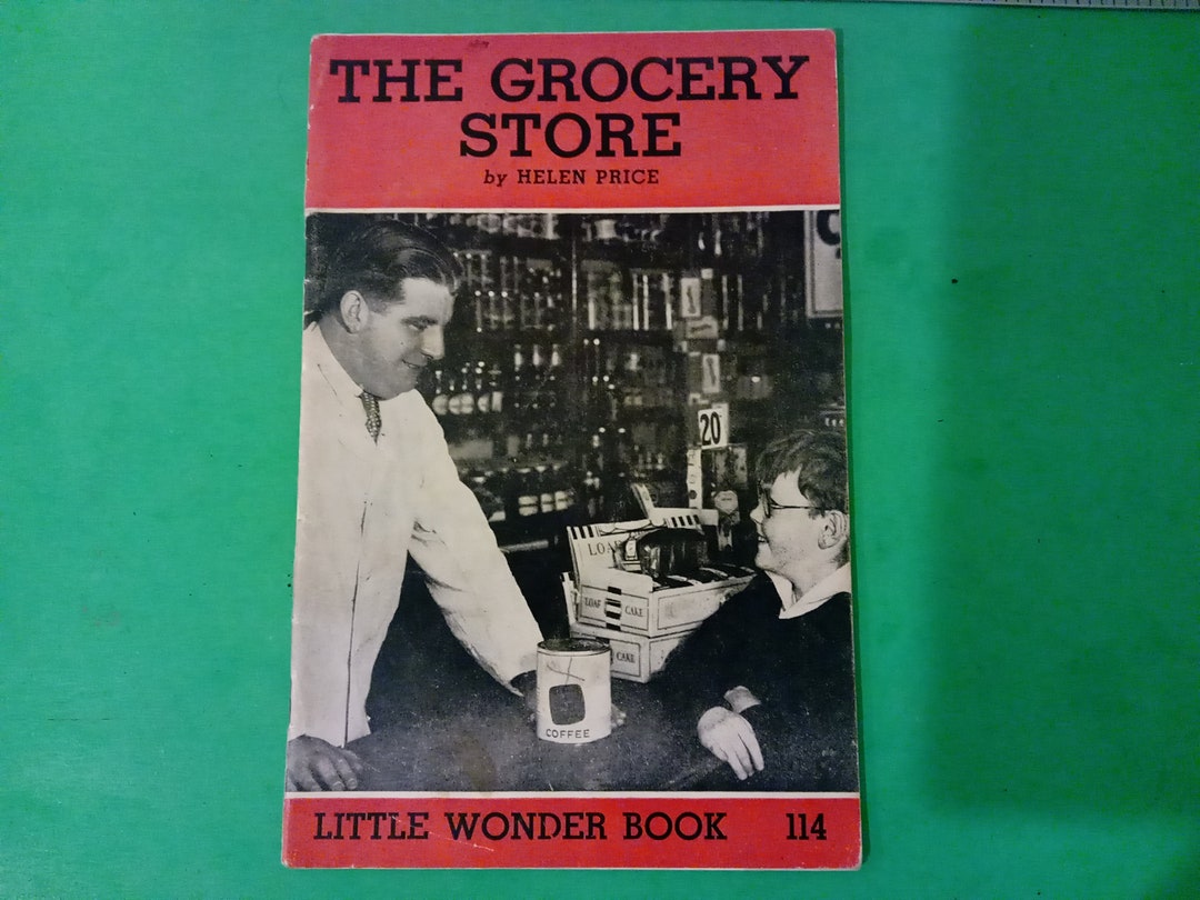 Vintage "the Grocery Store" Little Wonder Book - Etsy