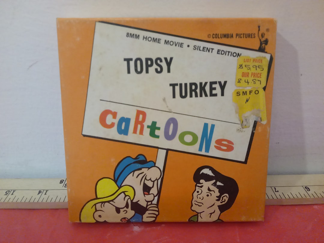 Vintage Movie Film, Topsy Turker #FF-3 by Columbia Films, 8MM Silent ...