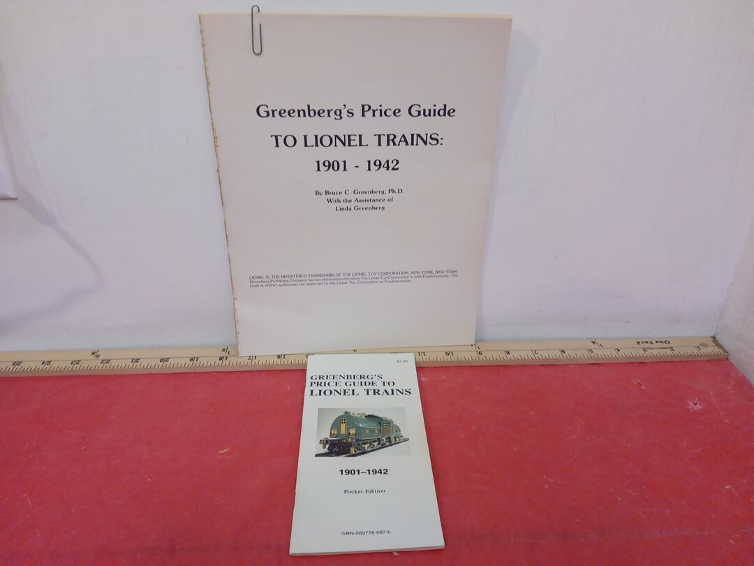 Vintage Toy Train Manual, Greenberg's Price Guide and Pocket Price ...