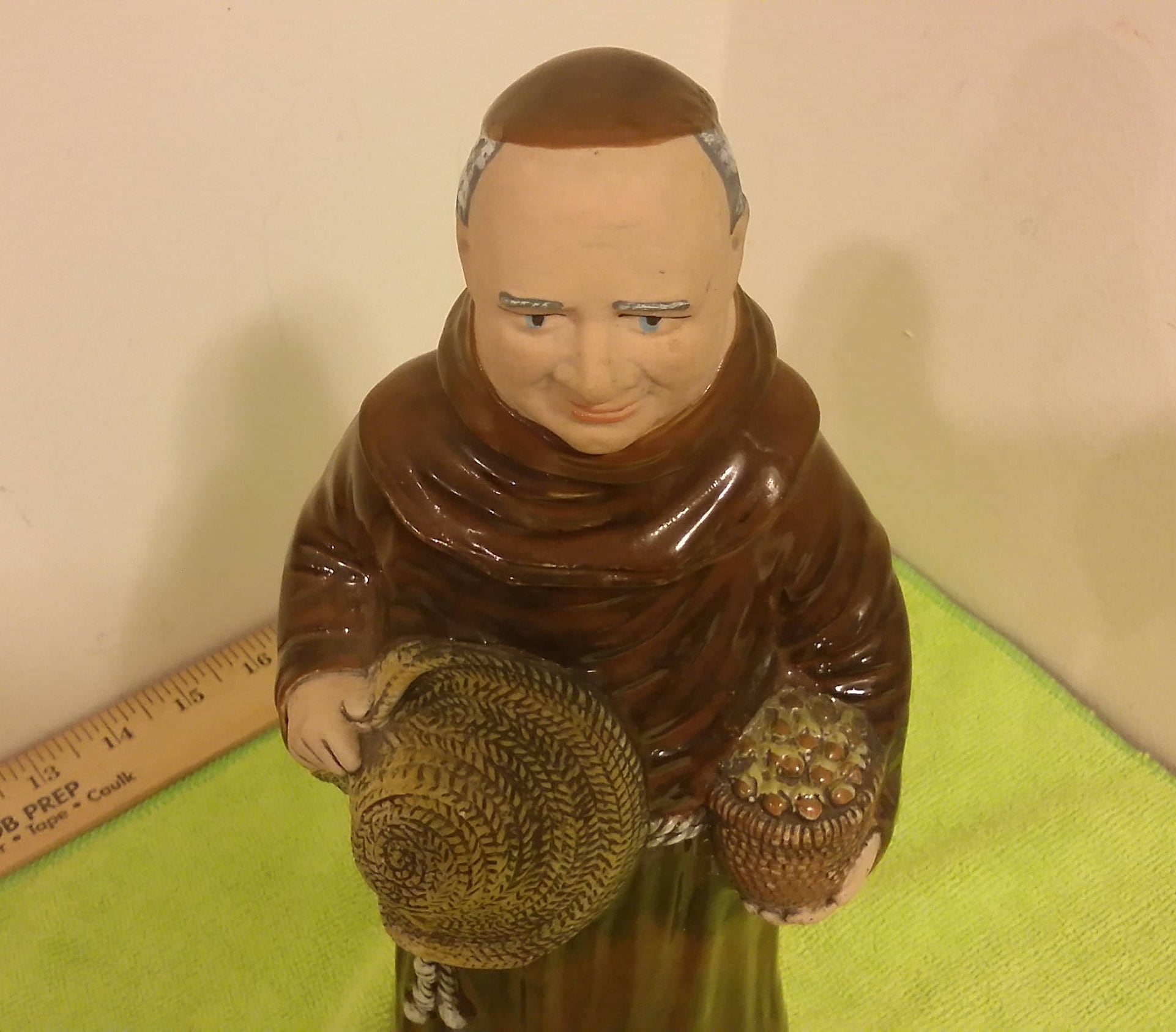 Vintage Decanter, Frangelico Monk, Limited Edition Bottle, 1970's