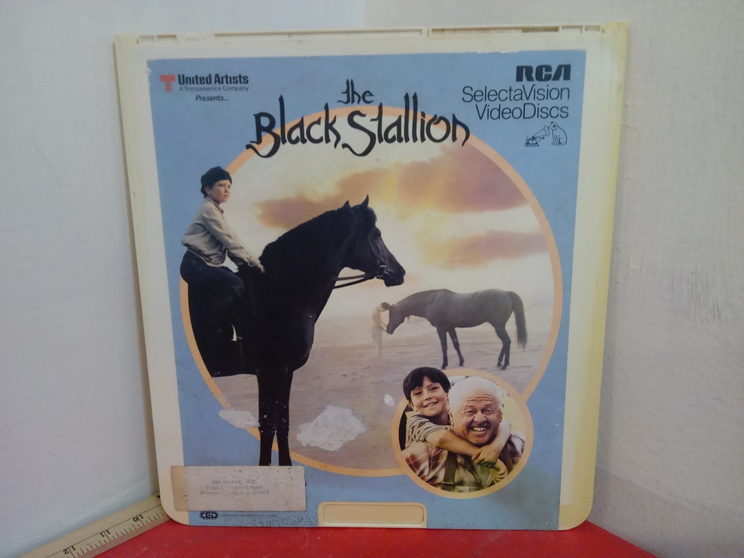 Vintage Video Disc Movie, the Black Stallion by RCA Select Vision Video ...