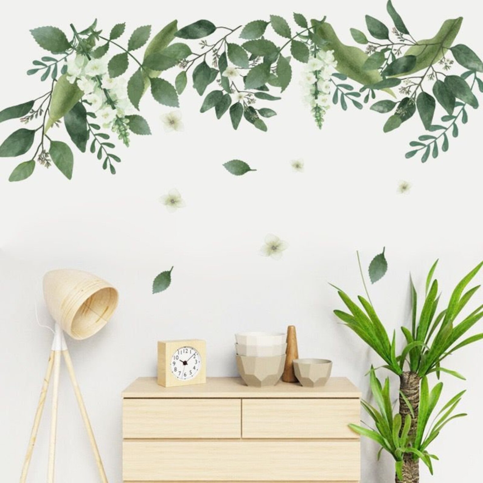 Fresh Plant Small Flower Wall Sticker Falling Flower Sticker - Etsy