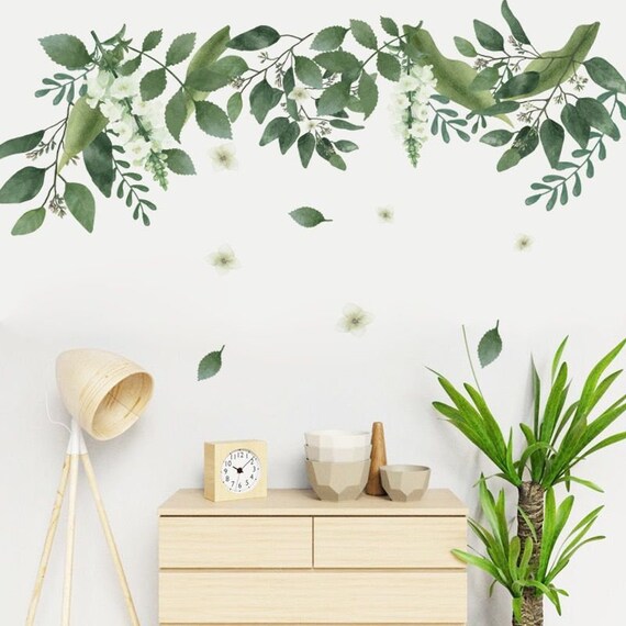 Fresh Plant Small Flower Wall Sticker Falling Flower Sticker - Etsy