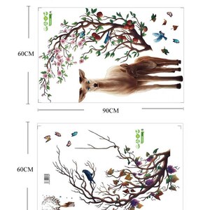 Elk Deer Stickers Animal Decals Home Wallpapernursery - Etsy