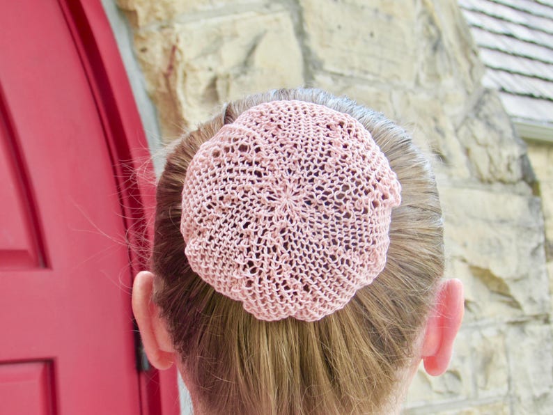 Hand Knit Cotton Bun Cover - Etsy
