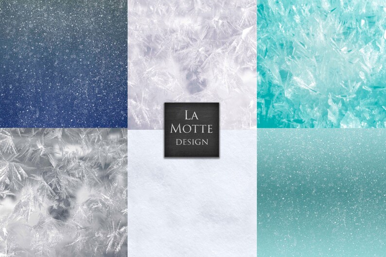 Frozen Digital Paper Winter Digital Paper Ice Textures - Etsy