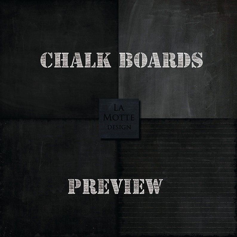 Chalk Board Digital Paper Chalkboard Backgrounds Old School - Etsy
