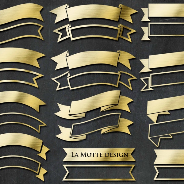 Gold Foil Ribbon - Etsy