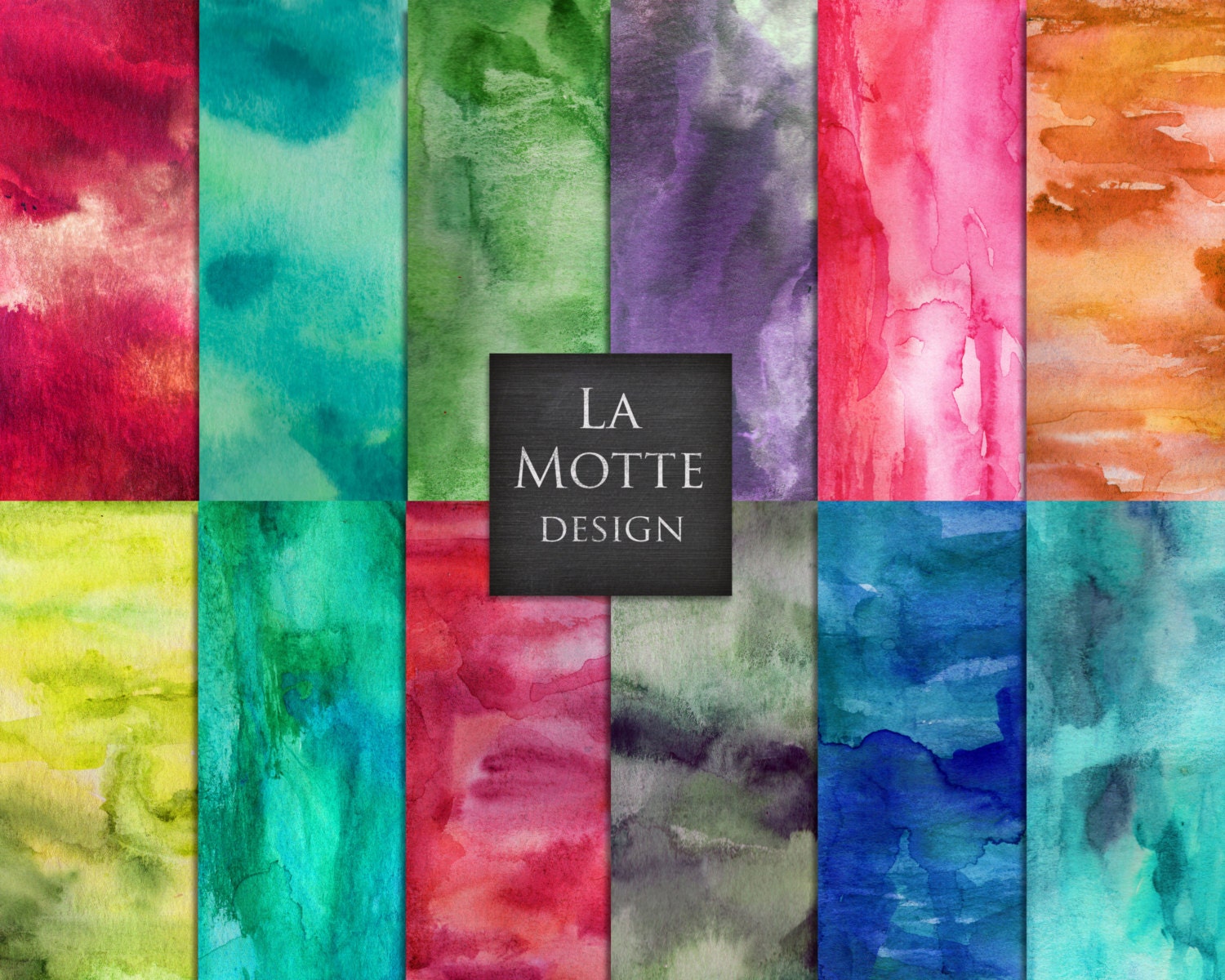 Watercolor Digital Paper Watercolor Background Messy | Etsy