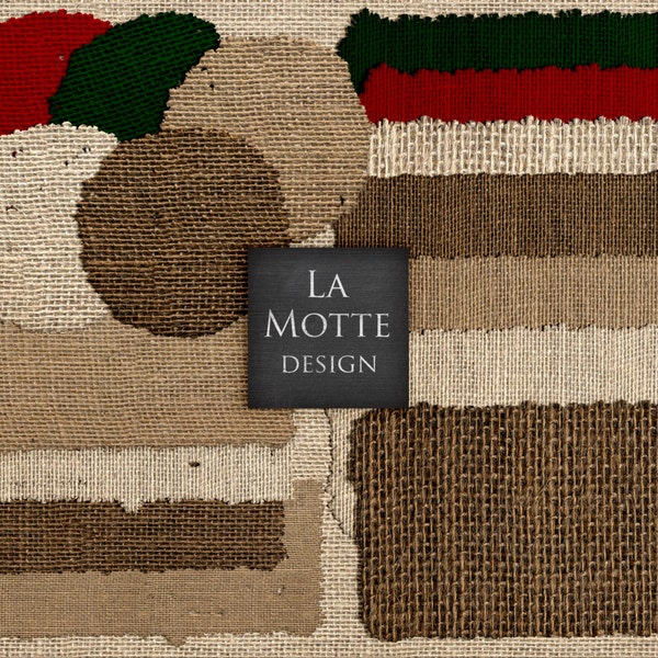 Burlap Digital Paper - Etsy